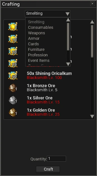 Crafting / Dismantling | Chronicles of Madrigal Wiki